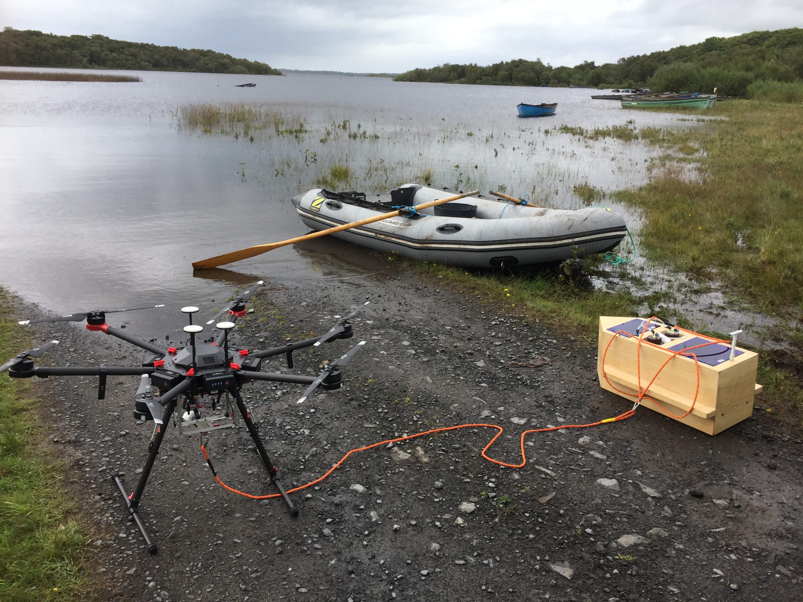 Water sampling using drones - ATU Marine and Freshwater Research Centre